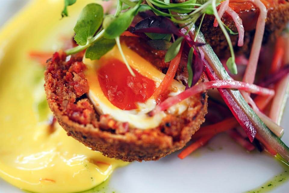 Typisches Essen in London